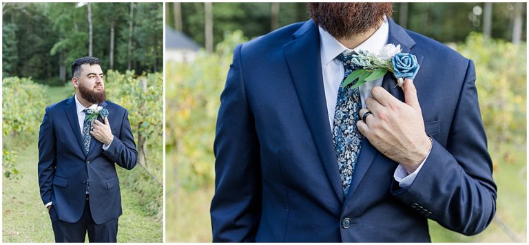 Blue Themed Wedding In North Georgia | Koury Farms Weddings & Events