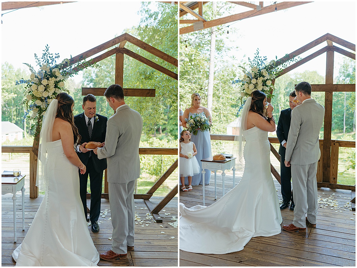 Elegant White Barn Wedding - kouryfarmsweddingsandevents.com