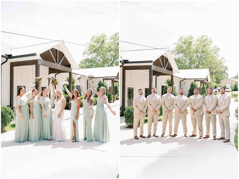 Enchanting Green and White Wedding at Koury Farms