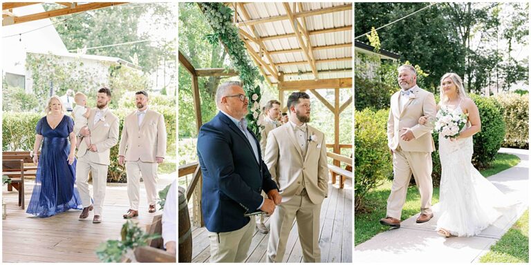 Enchanting Green and White Wedding at Koury Farms